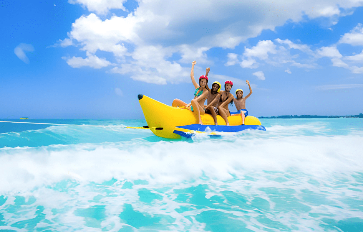 Banana Boat Ride - #1 Travel Agency In UAE | Peaceland Travel